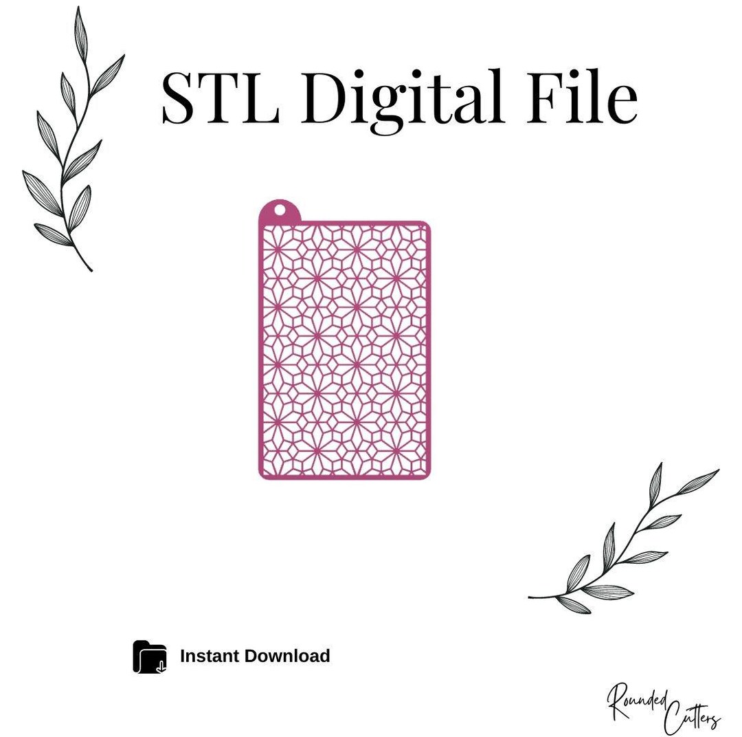 Stencils #100 for Polymer Clay, Digital STL File, Instant Download, STL ...