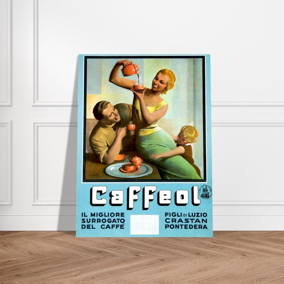 Coffee Vintage Advertising Poster Cafe Decor Vintage Gift Idea for ...