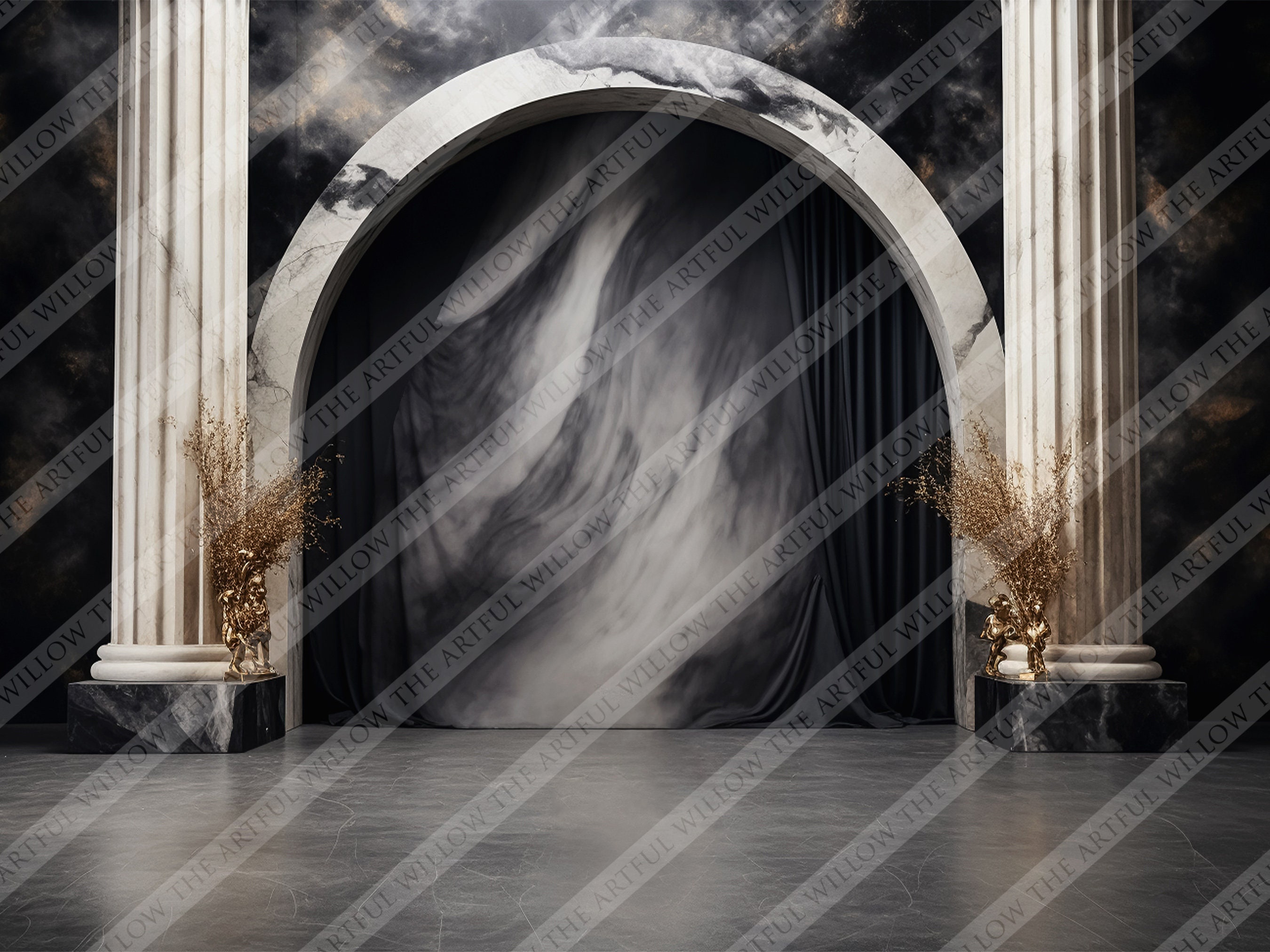 The 'milly' Part 2 Digital Backdrop Collection (SET OF 5 Stunning ...