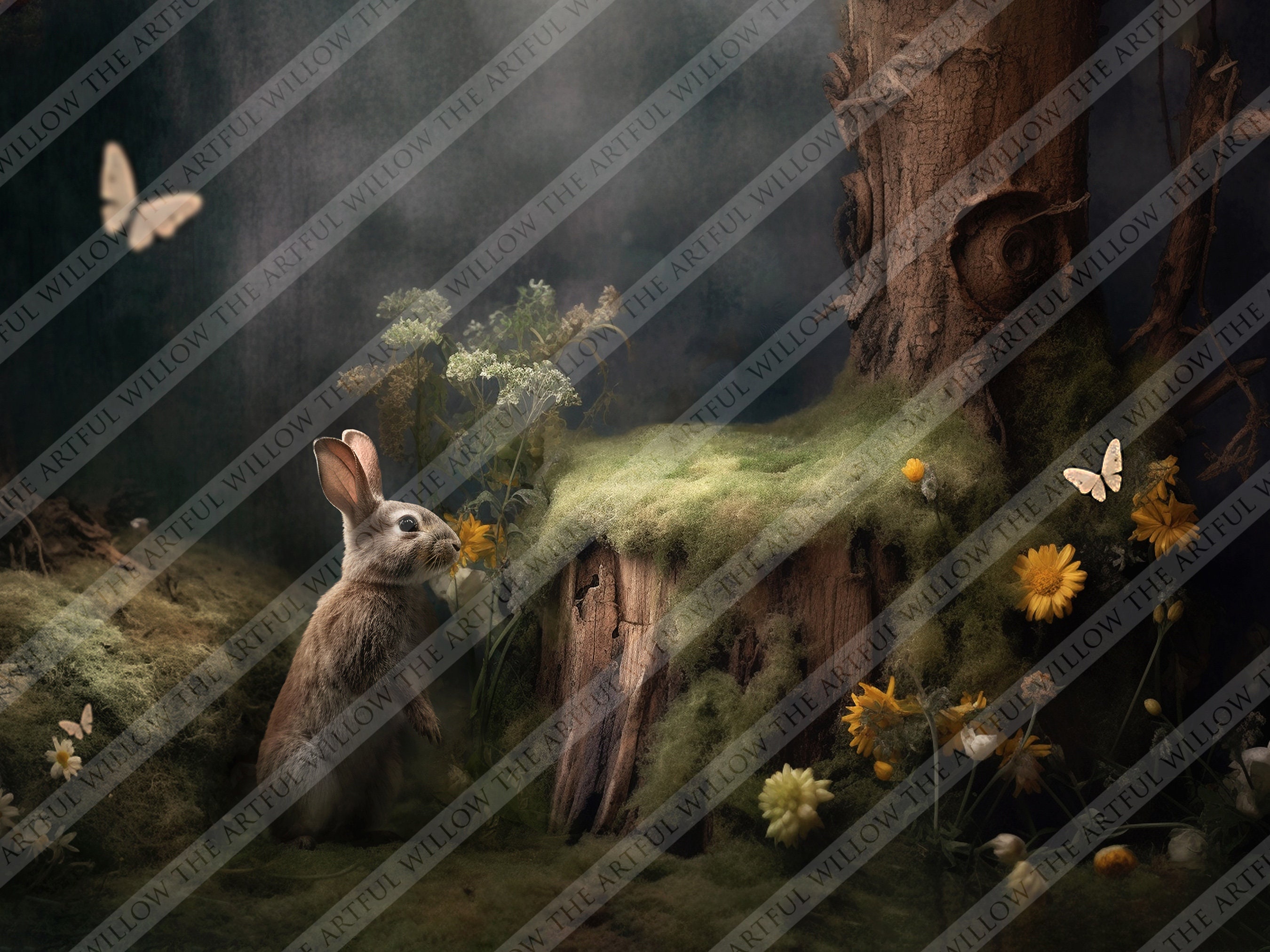 The 'bambi' Digital Backdrop Collection SET OF 5 - Etsy