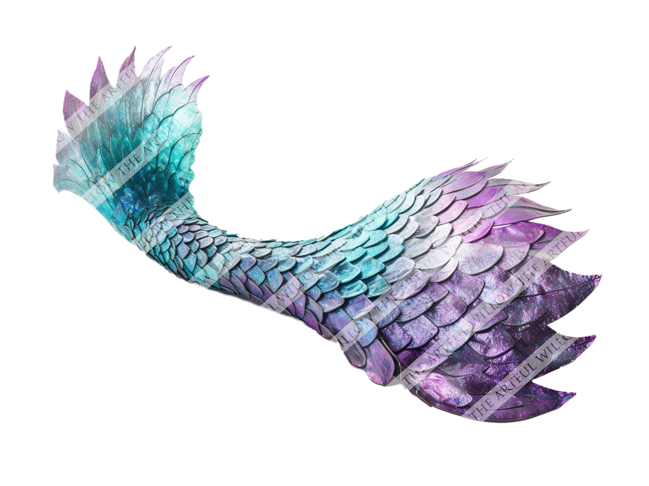 The 'ariel' Mermaid Tail Overlay Collection SET OF 6 - Etsy