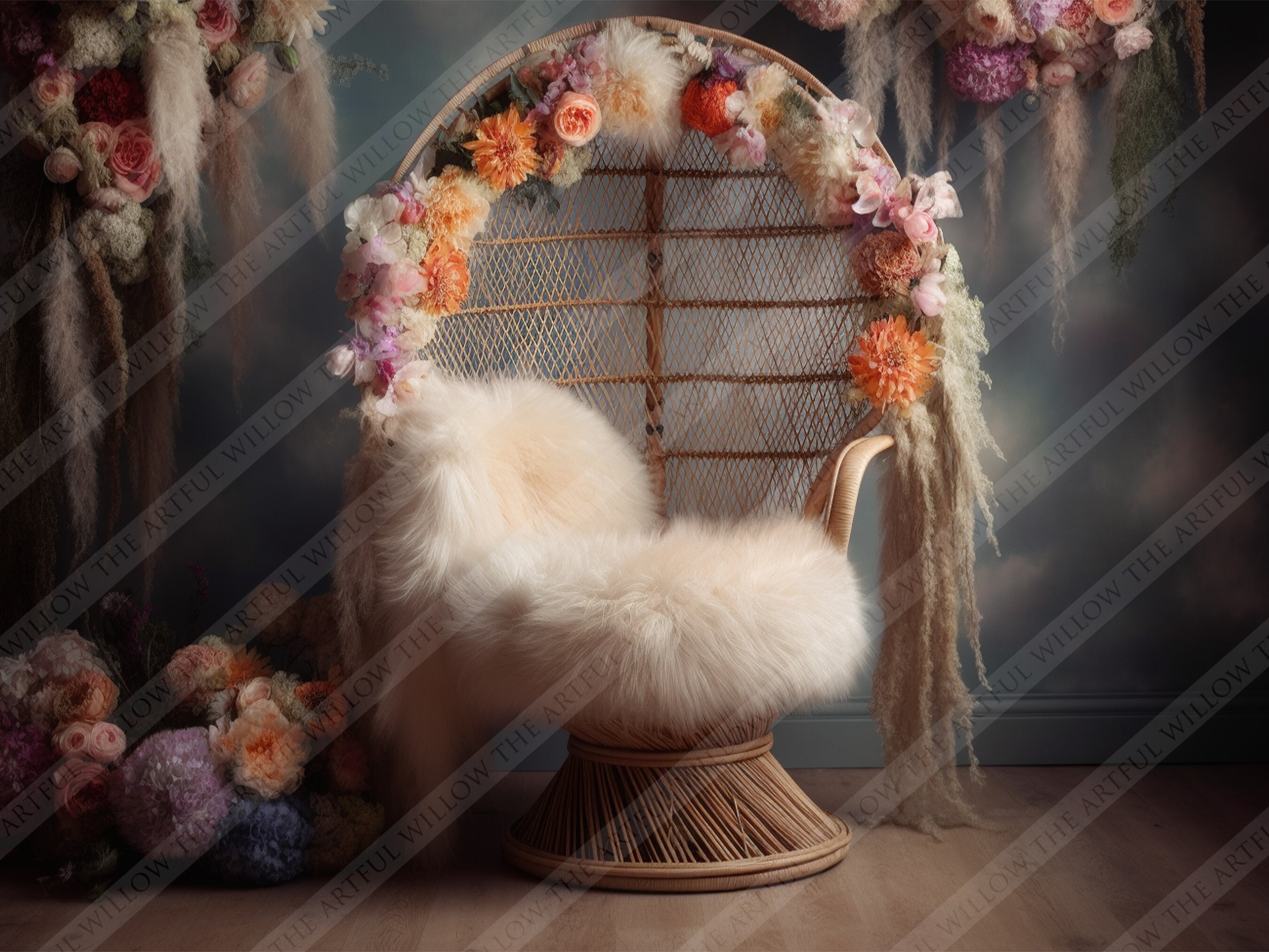 The 'laura' Digital Backdrop Collection SET OF 5 Stunning Rainbow ...