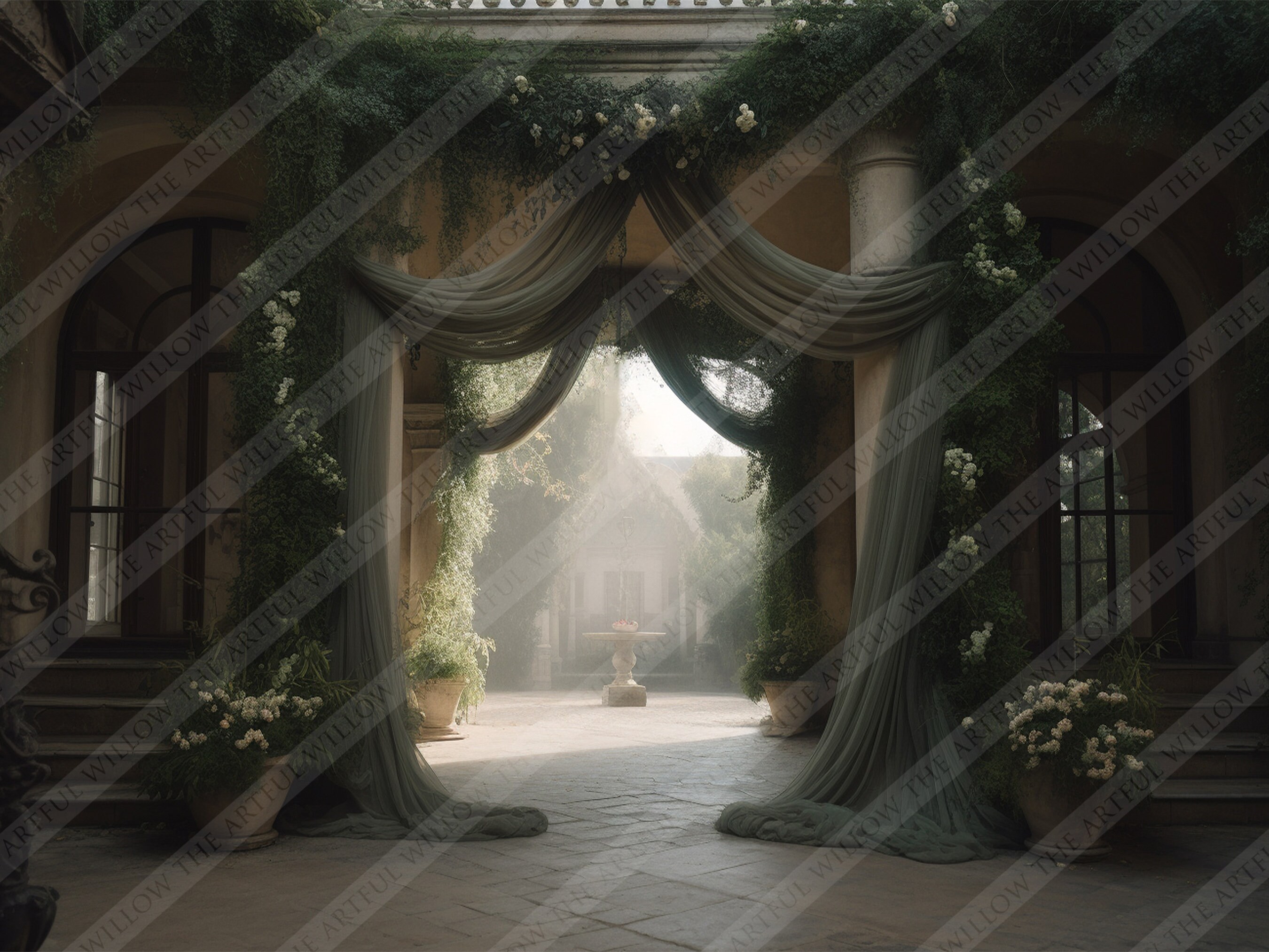 The 'clarice' Digital Backdrop Collection SET OF 5 - Etsy