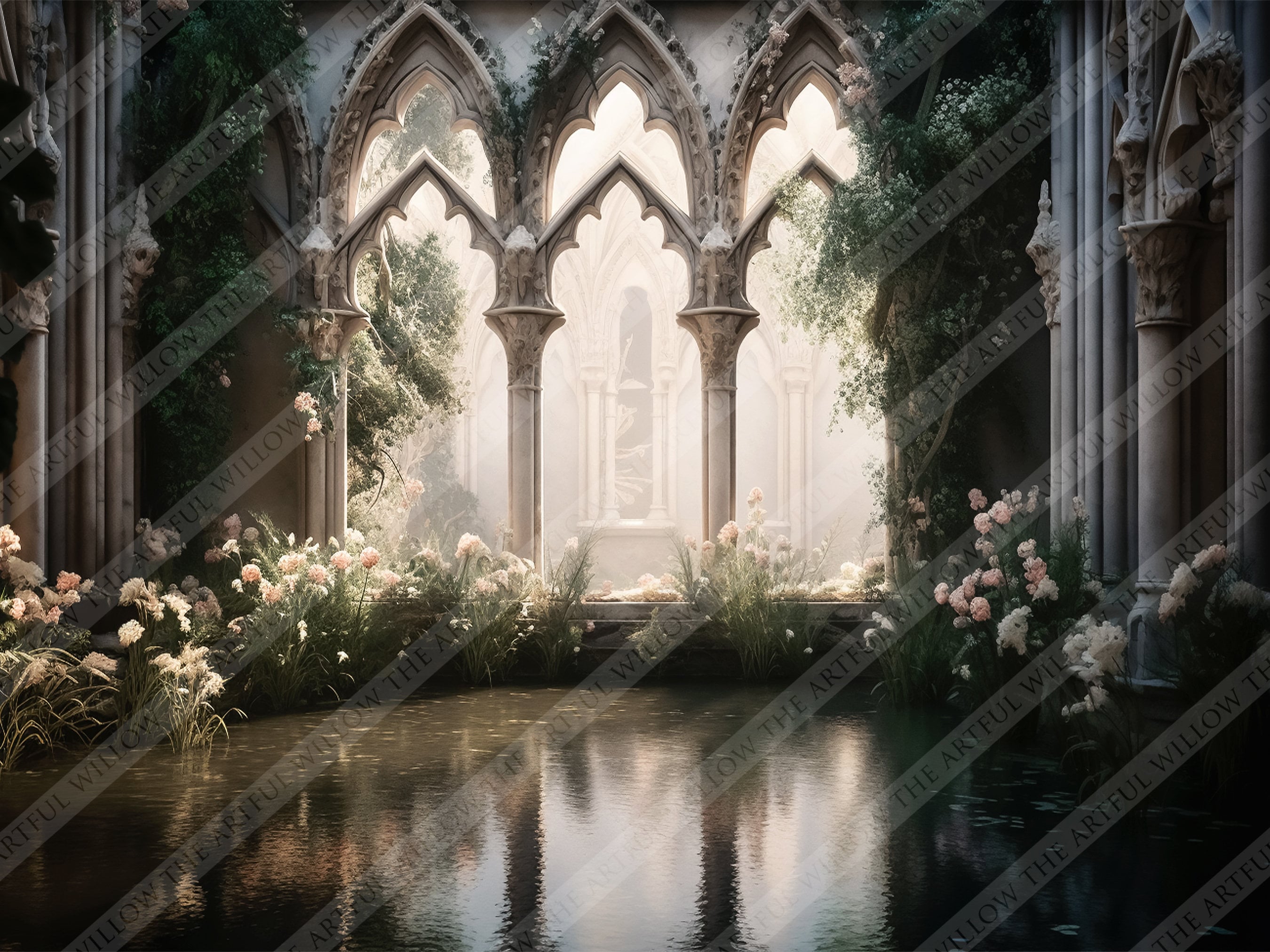 The 'alisha Part 3' Digital Backdrop Collection (SET OF 5 Stunning ...