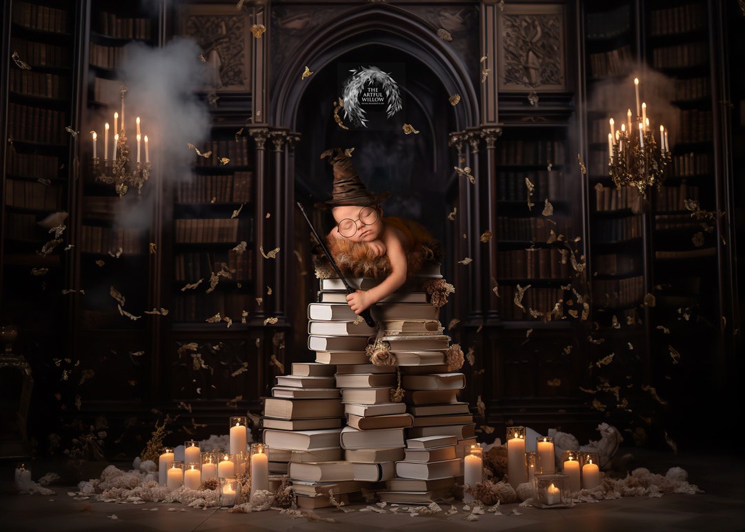 The 'harry' Digital Backdrop Collection (SET OF 5 Stunning the Wizard ...