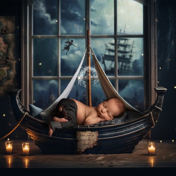 Peter Pan Backdrop - Etsy