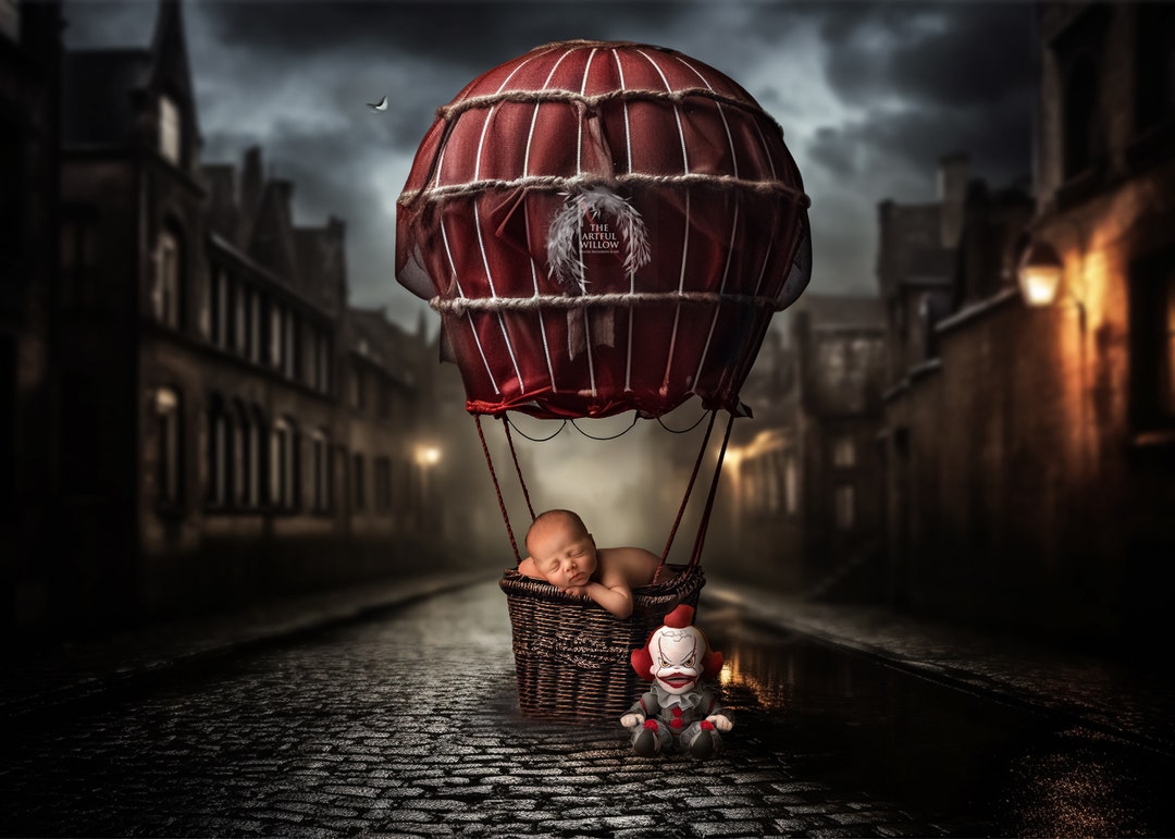 The 'penny' Digital Backdrop (a Stunning Halloween Backdrop for Newborn ...