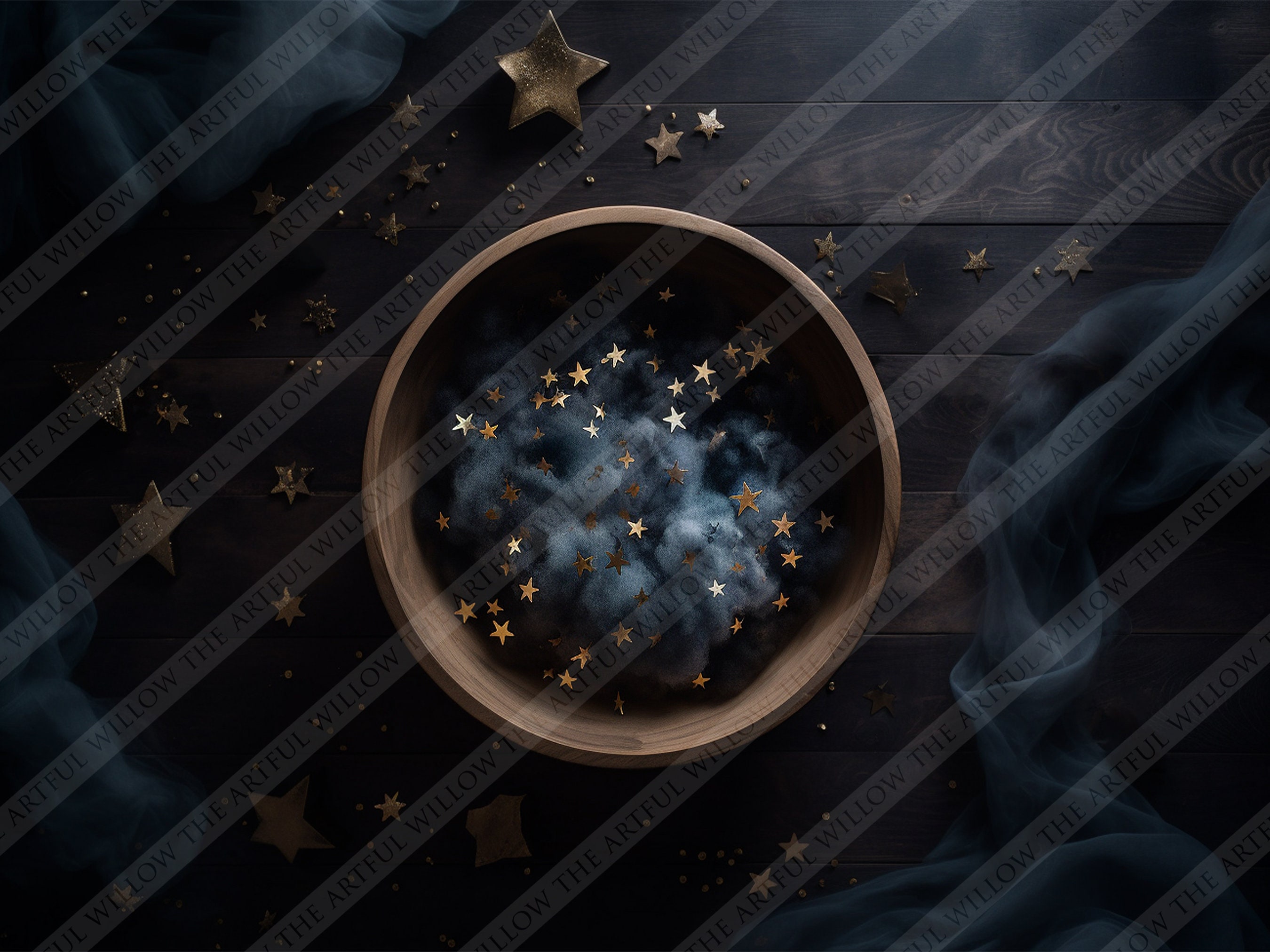 The 'ralph' Digital Backdrop Collection SET OF 5 Stunning Dark Blue ...