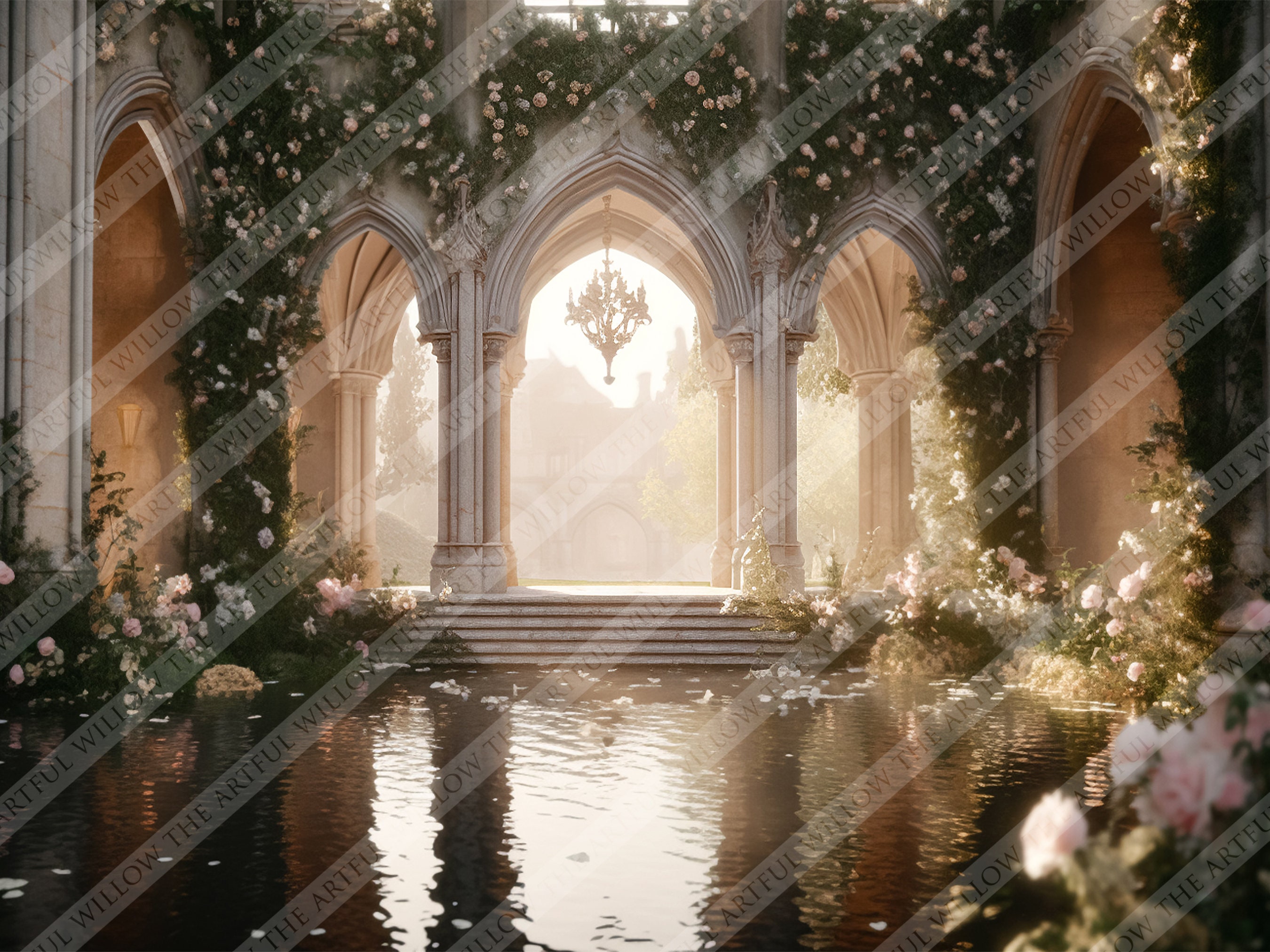 The 'alisha Part 2' Digital Backdrop Collection (SET OF 5 Stunning Arch ...