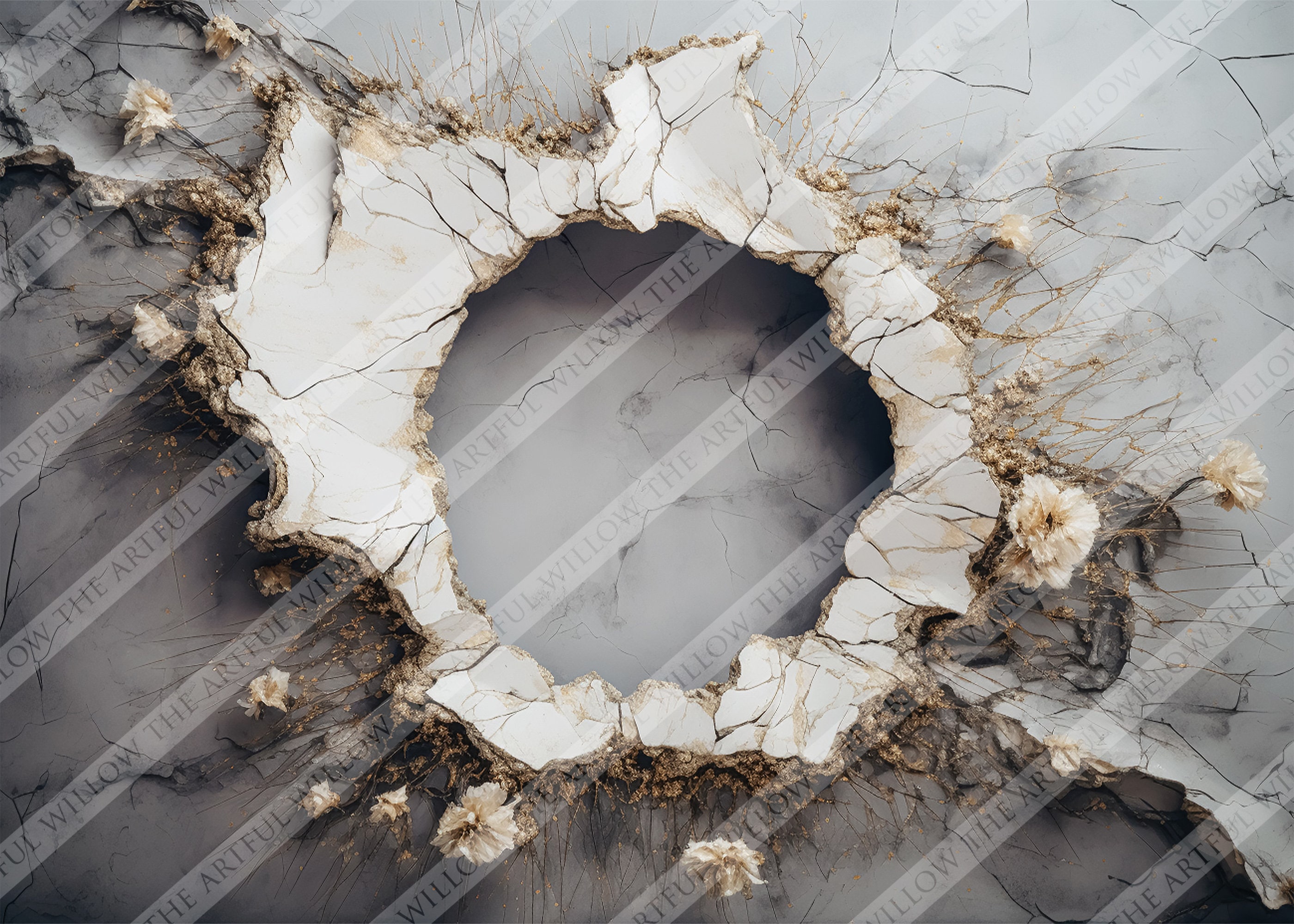 Smashed Marble Newborn Digital Backdrop - Etsy
