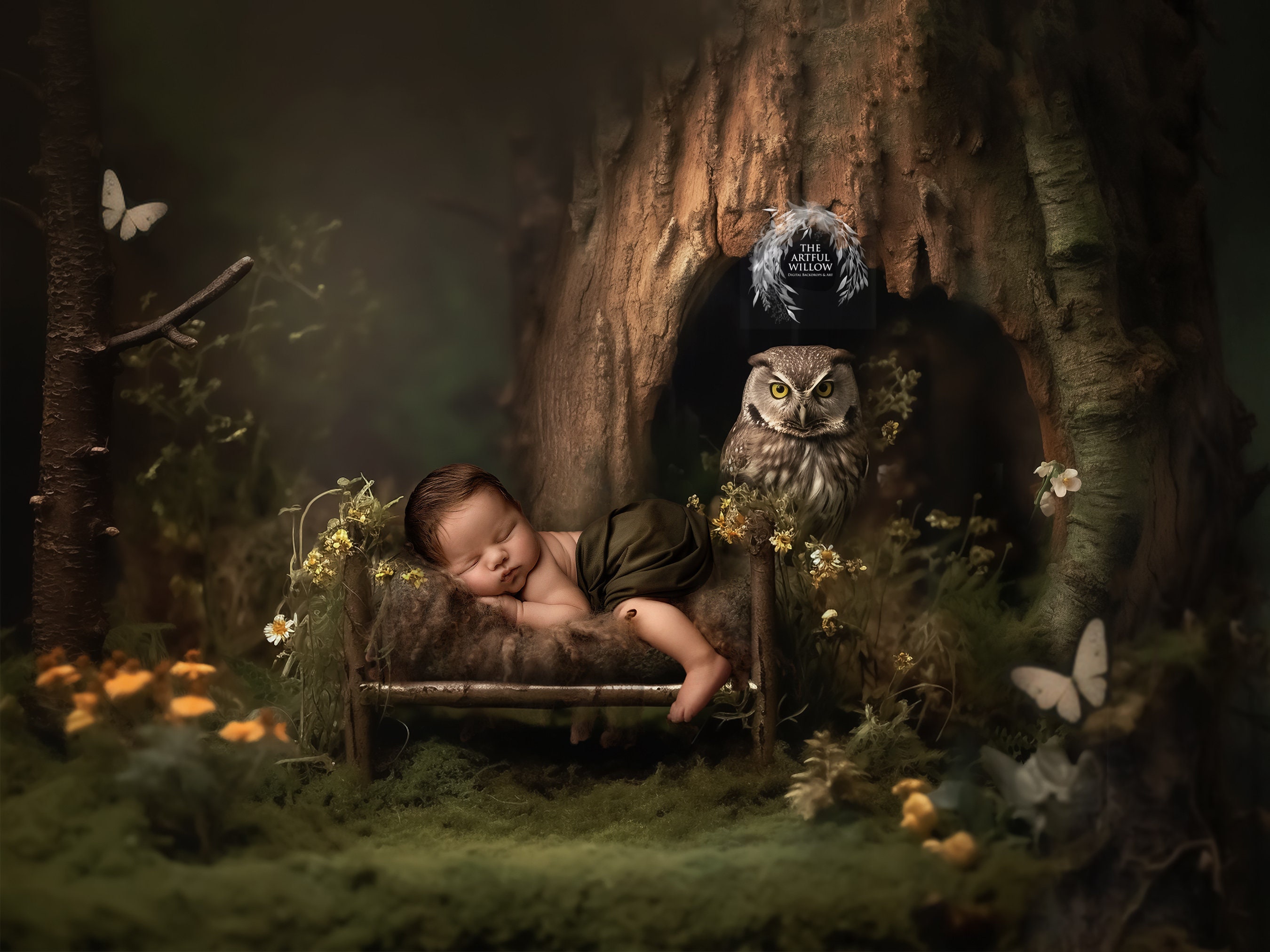 The 'bambi' Digital Backdrop Collection SET OF 5 - Etsy