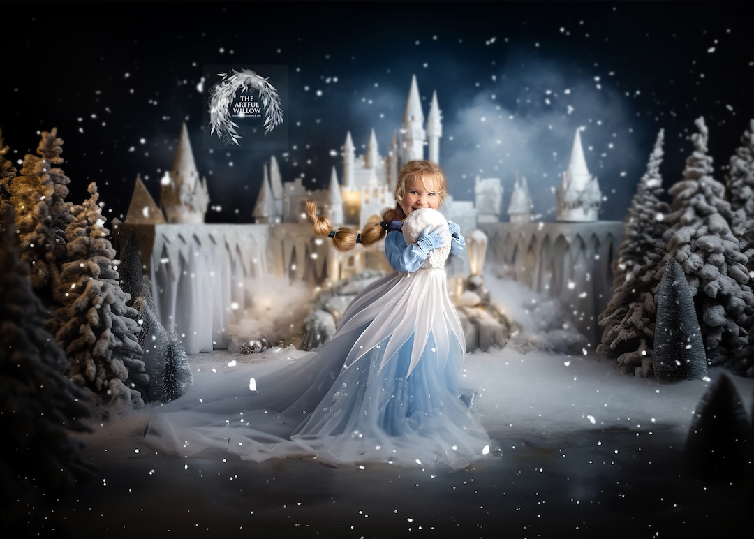 The 'elsa' Digital Backdrop Collection (SET OF 5 Stunning Ice Fairy ...
