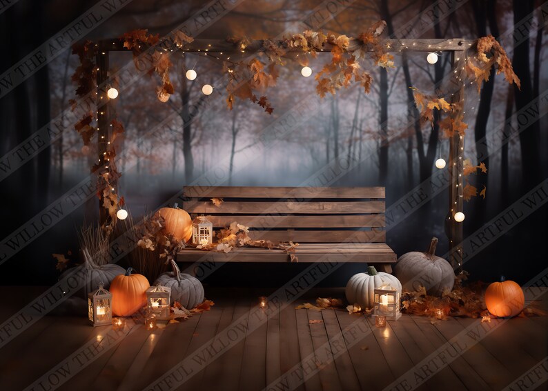 The 'alannah' Digital Backdrop Collection (SET OF 5 Stunning Autumnal ...