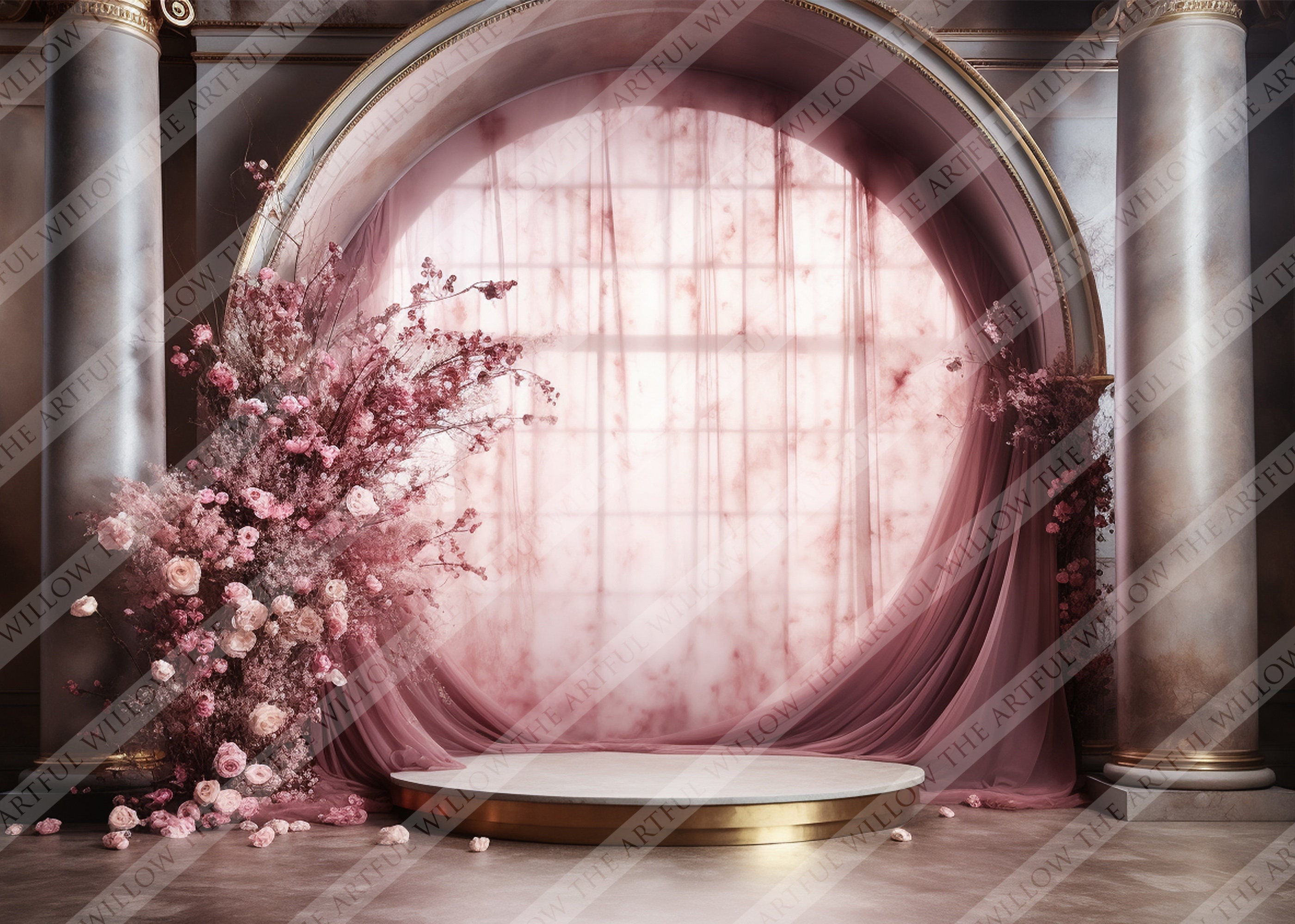 The 'leanna' Digital Backdrop Collection SET OF 5 - Etsy