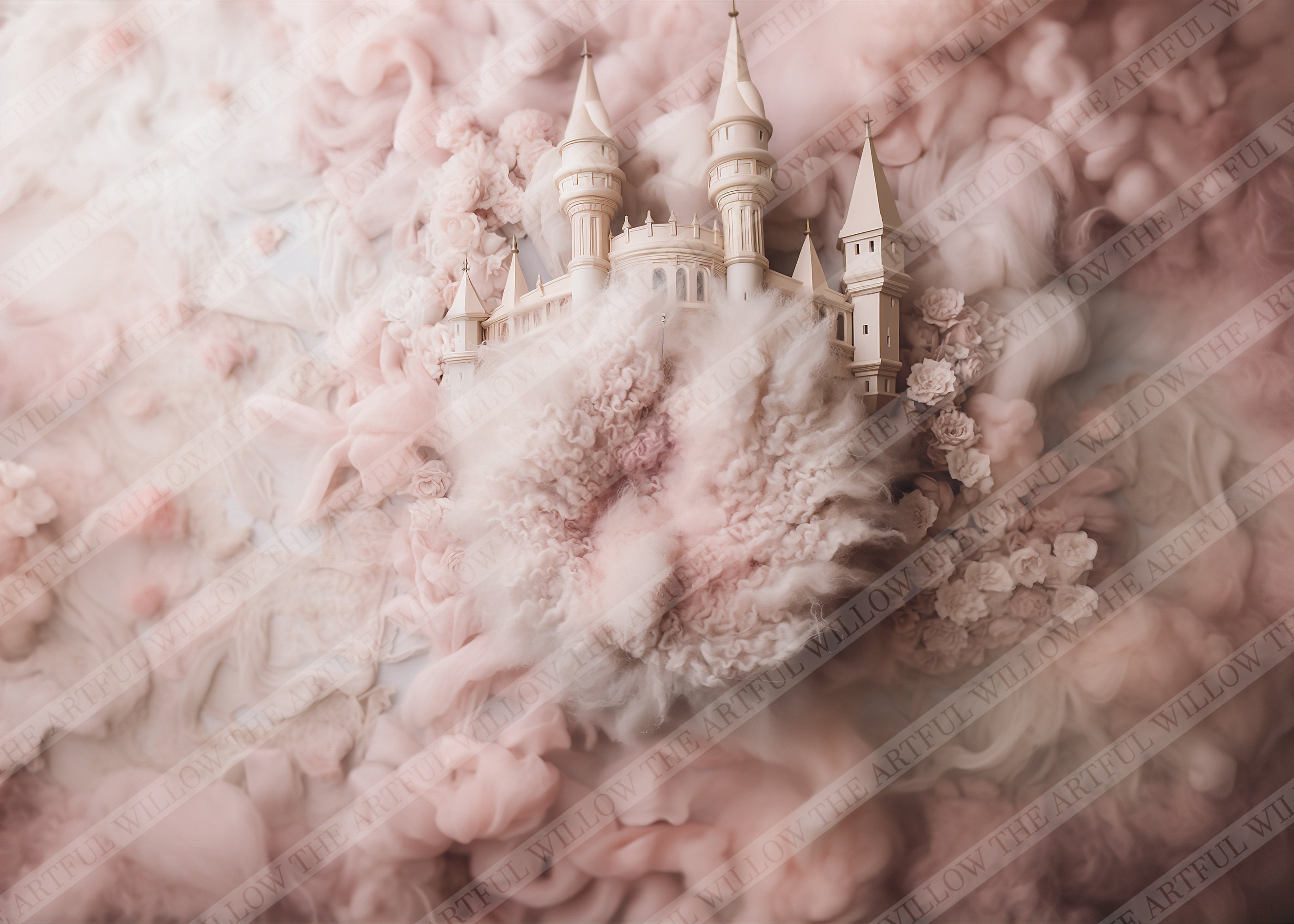 The 'princess' Digital Backdrop Collection SET OF 5 Stunning Pretty ...