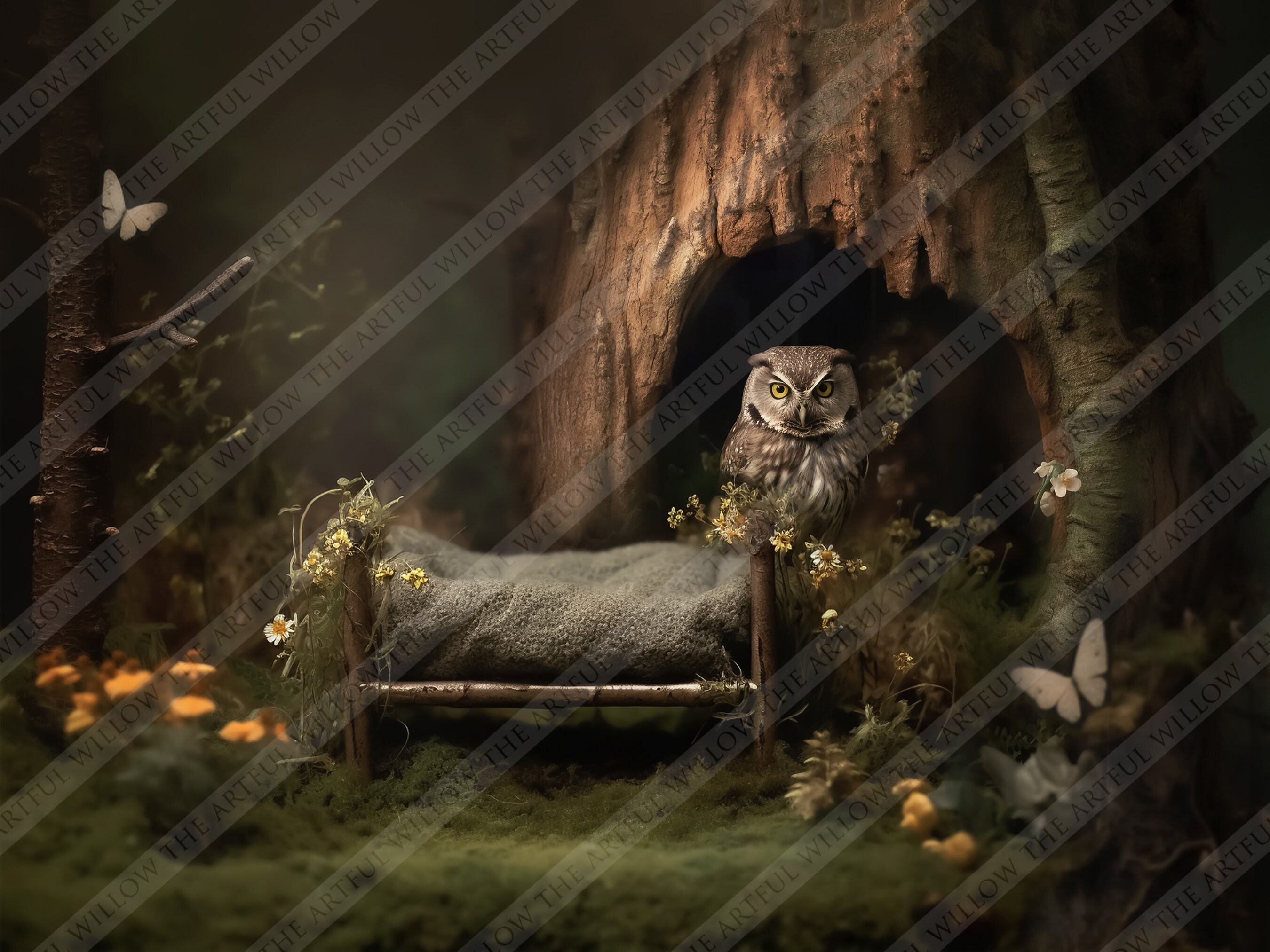 The 'bambi' Digital Backdrop Collection SET OF 5 - Etsy