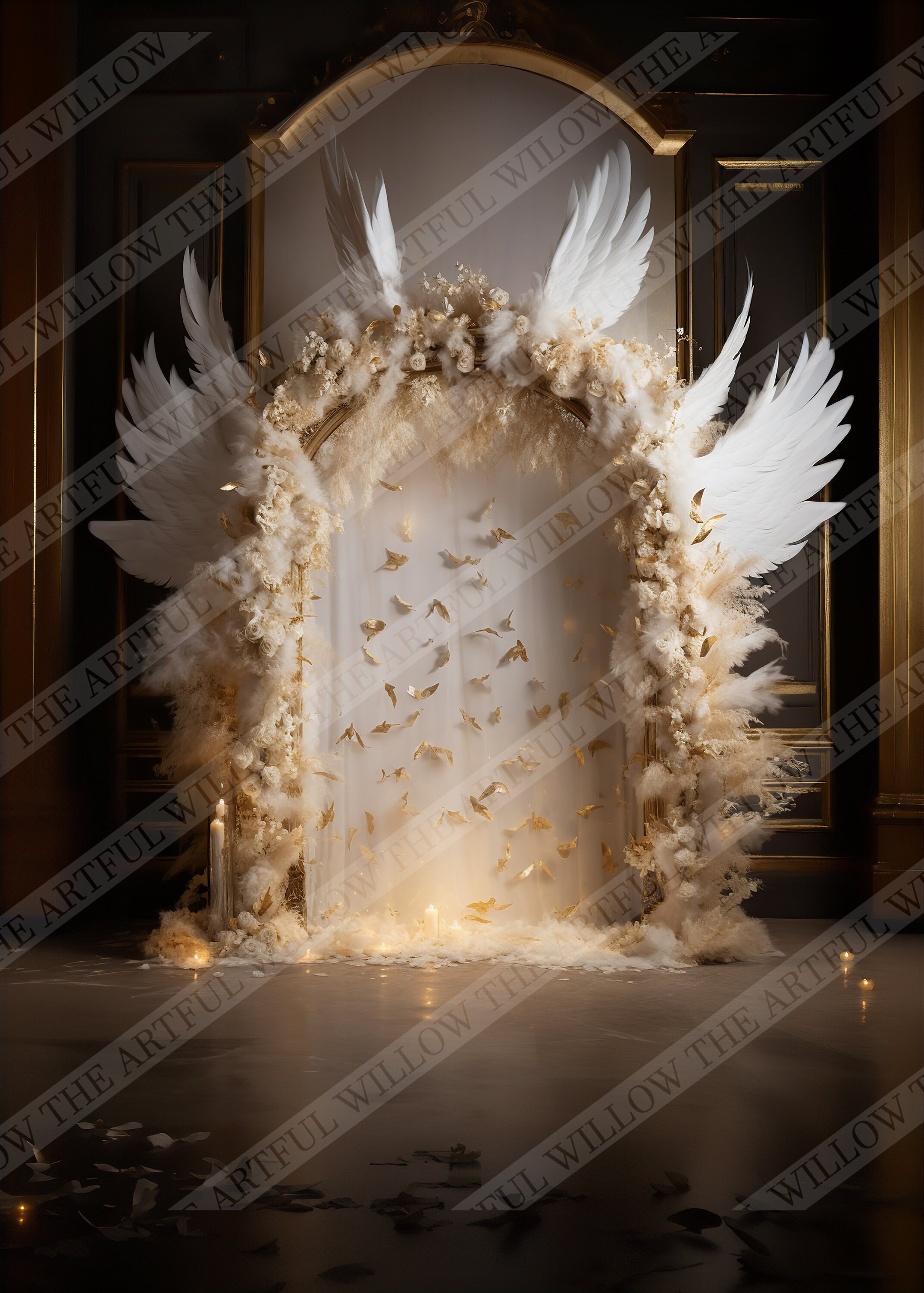 The 'gracie' Part 2 Digital Backdrop Collection (SET OF 5 Stunning ...