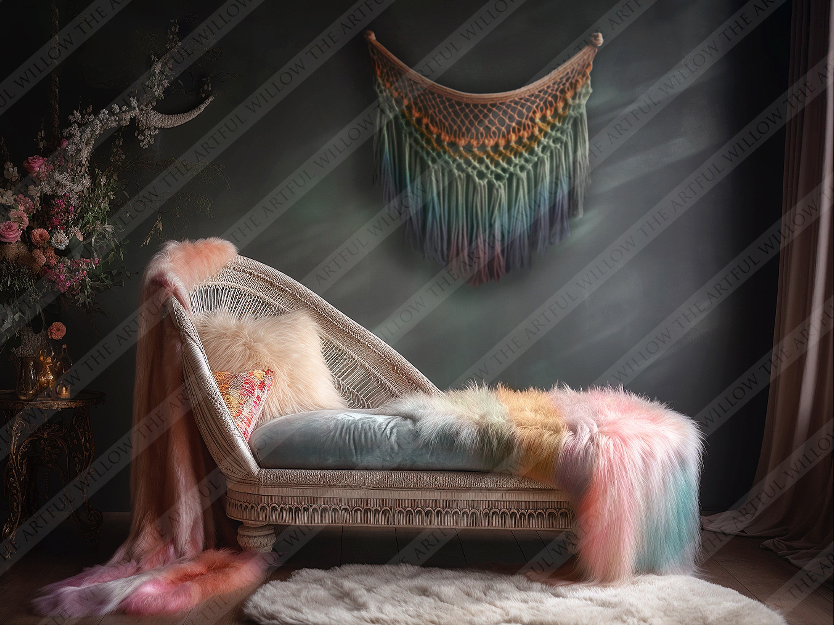 The 'evelyn' Digital Backdrop Collection SET OF 5 - Etsy