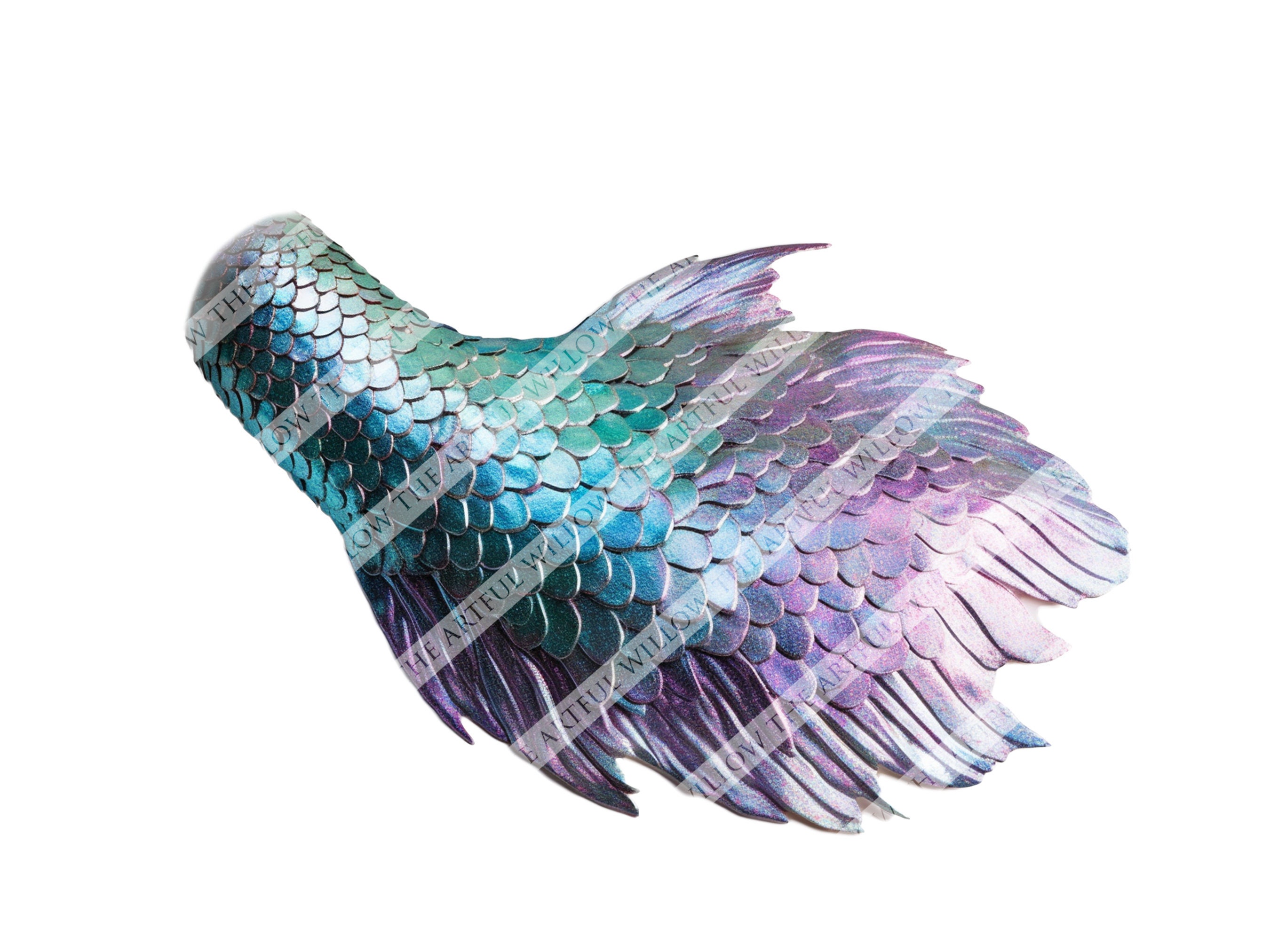 The 'ariel' Mermaid Tail Overlay Collection SET OF 6 - Etsy