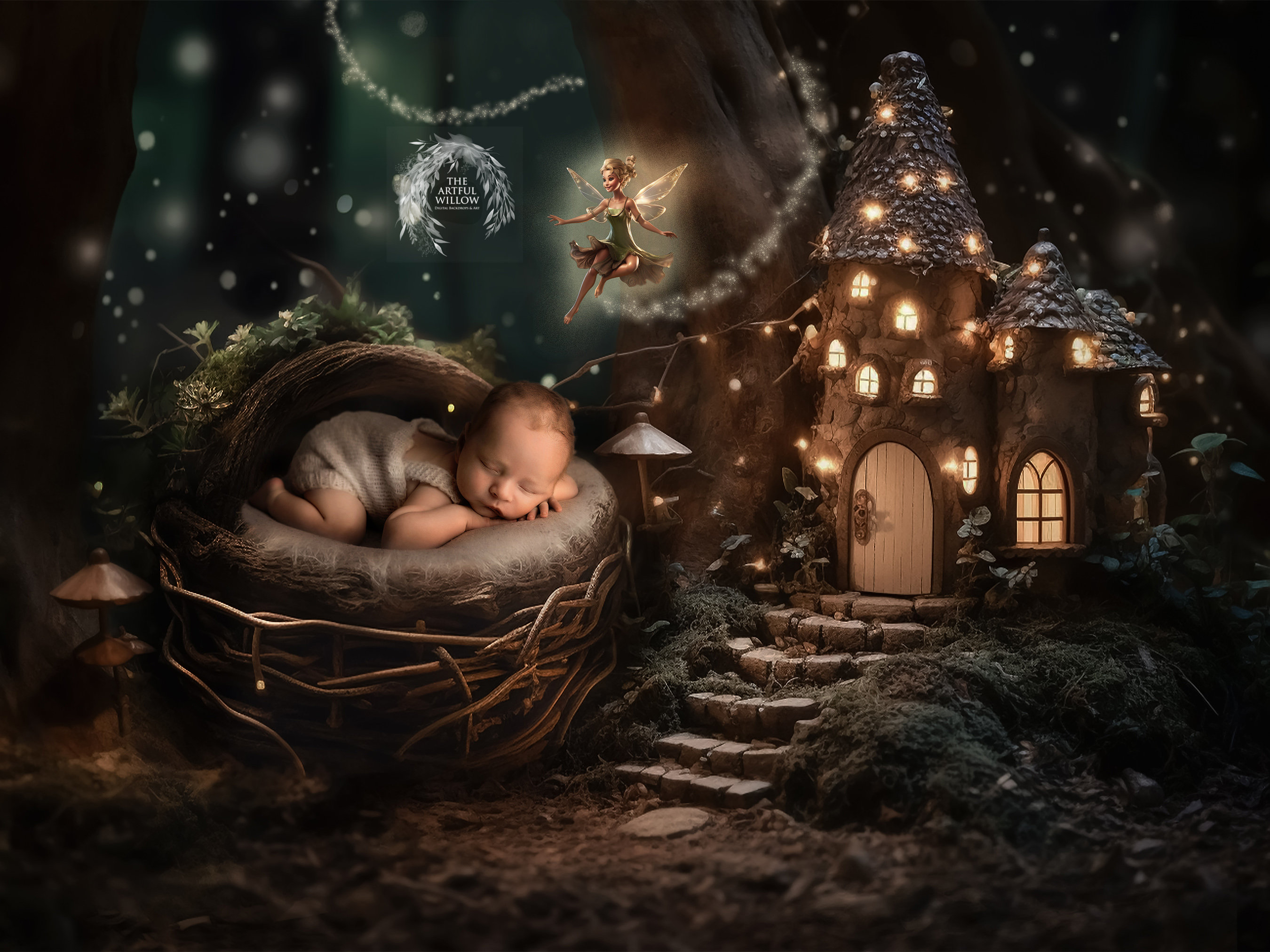 The 'peter' Digital Backdrop Collection (SET OF 5 Stunning Peter Pan ...