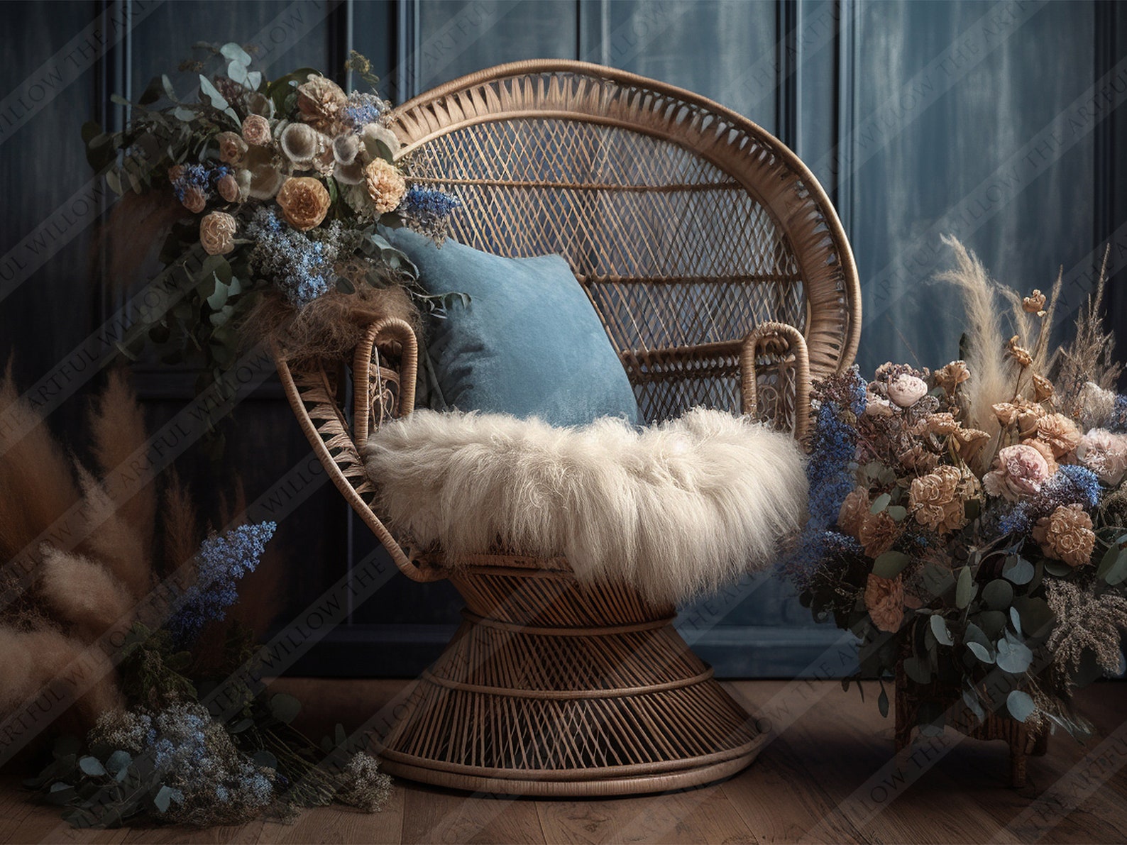 The 'chelsea' Digital Backdrop Collection (SET OF 5 Stunning Wicker ...