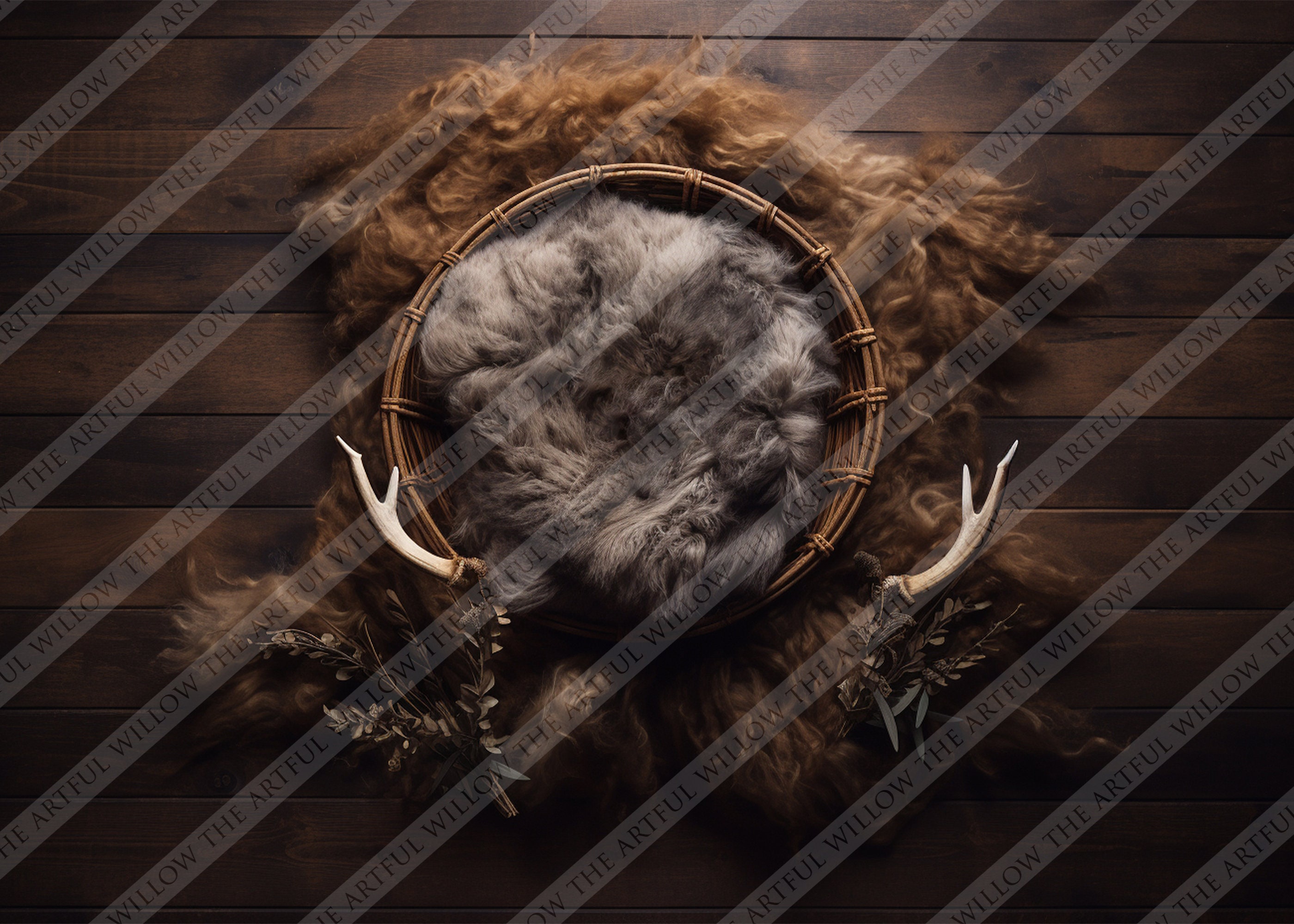 The 'lennox Part 2' Digital Backdrop Collection (SET OF 5 Rustic Bowl ...