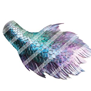 The 'ariel' Digital Backdrop and Tail Overlay BUNDLE (SET OF 5 Stunning ...