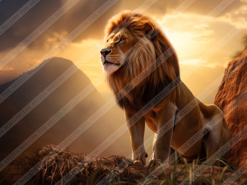 The 'simba' Digital Backdrop Collection SET OF 5 - Etsy