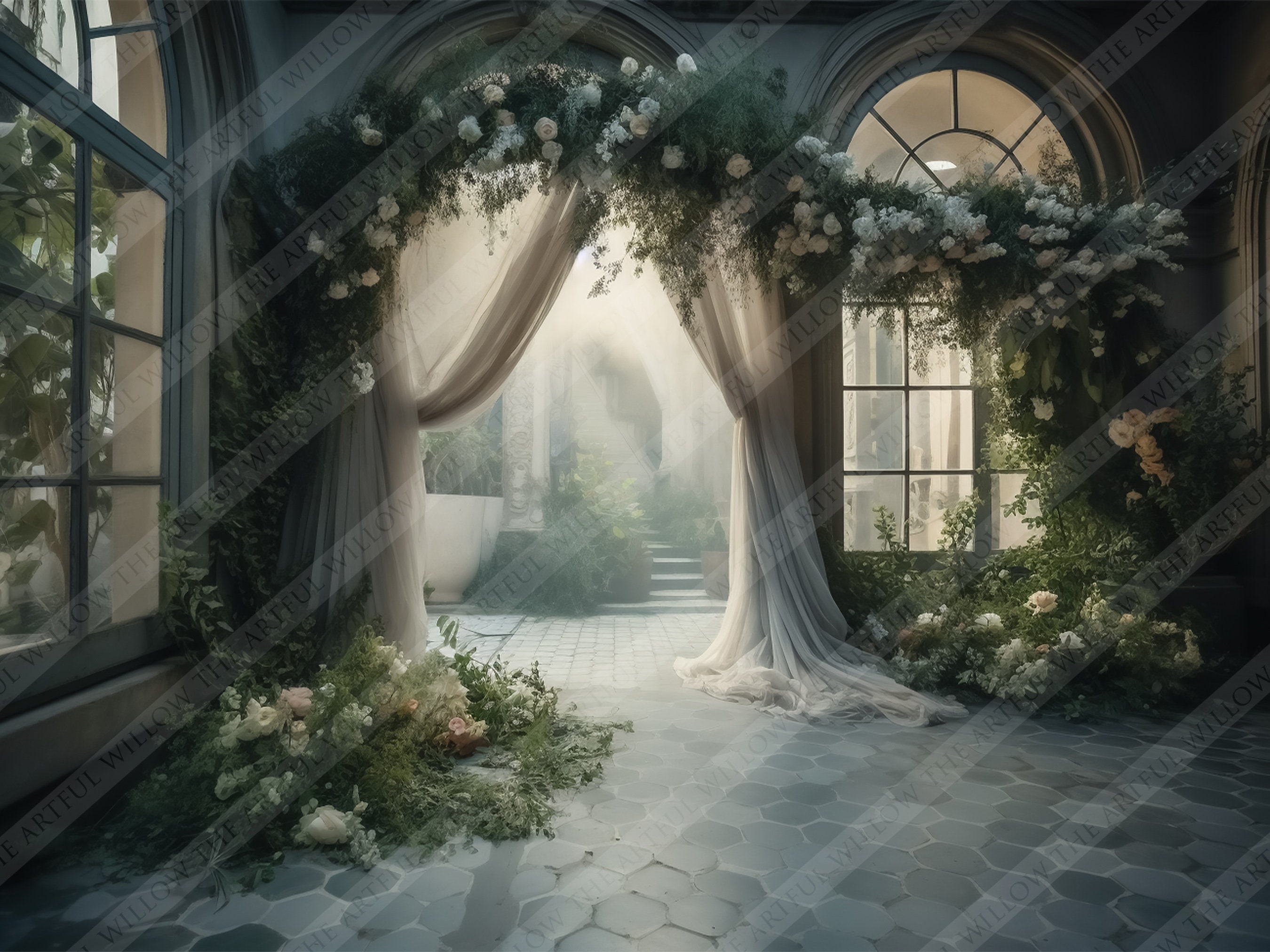 The 'clarice' Digital Backdrop Collection SET OF 5 - Etsy