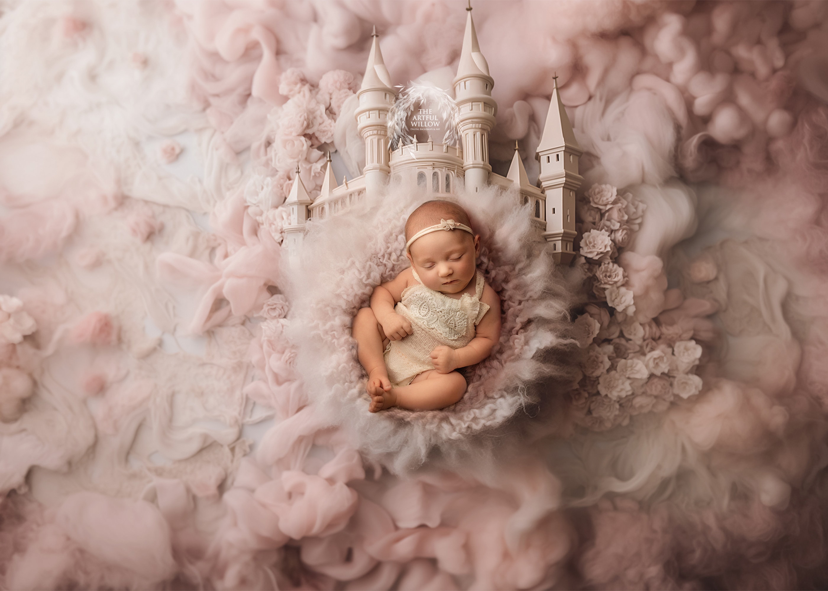 The 'princess' Digital Backdrop Collection SET OF 5 Stunning Pretty ...