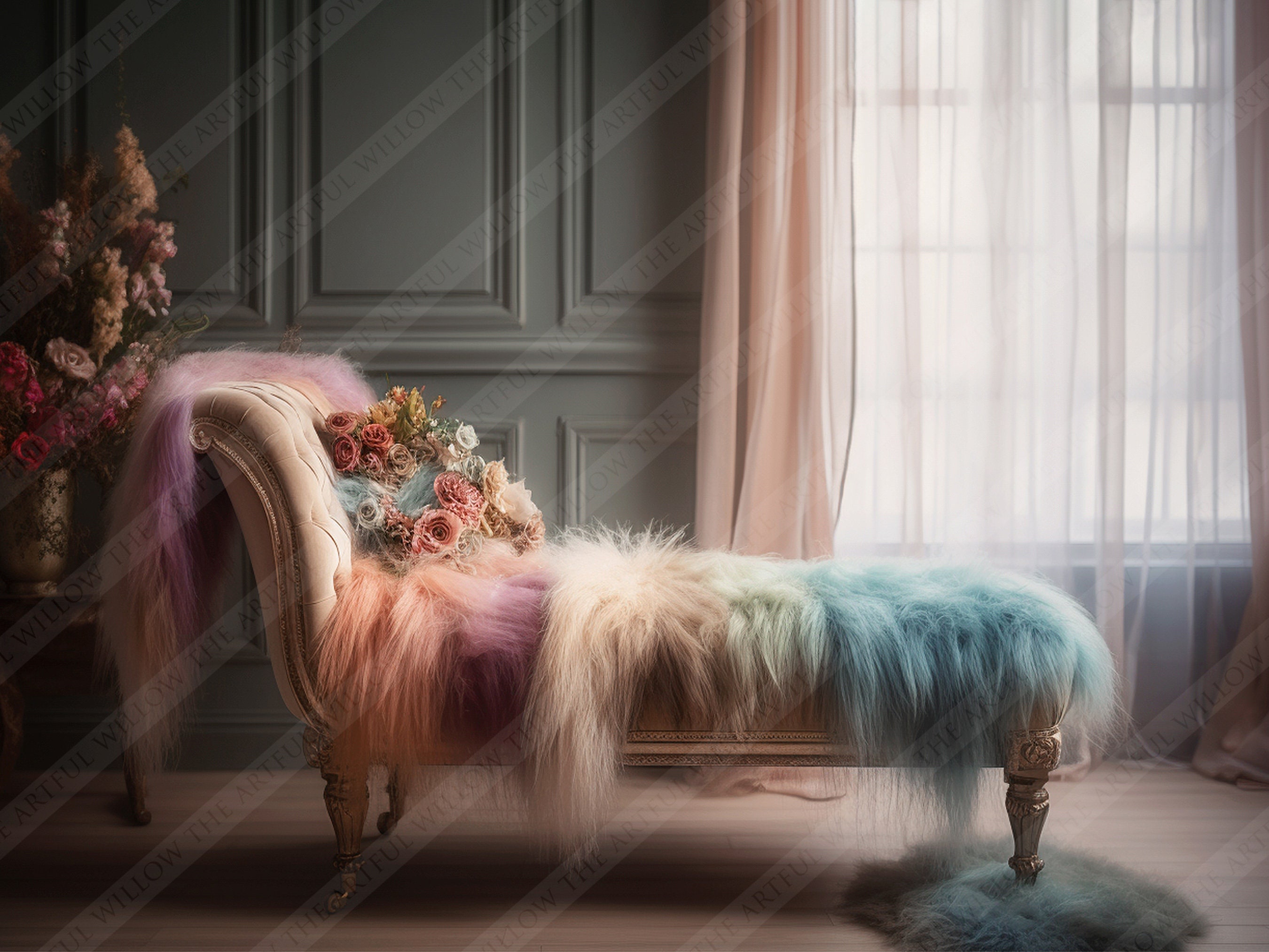 The 'evelyn' Digital Backdrop Collection SET OF 5 - Etsy