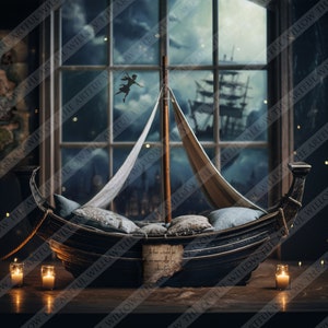 The 'peter' Digital Backdrop Collection (SET OF 5 Stunning Peter Pan ...