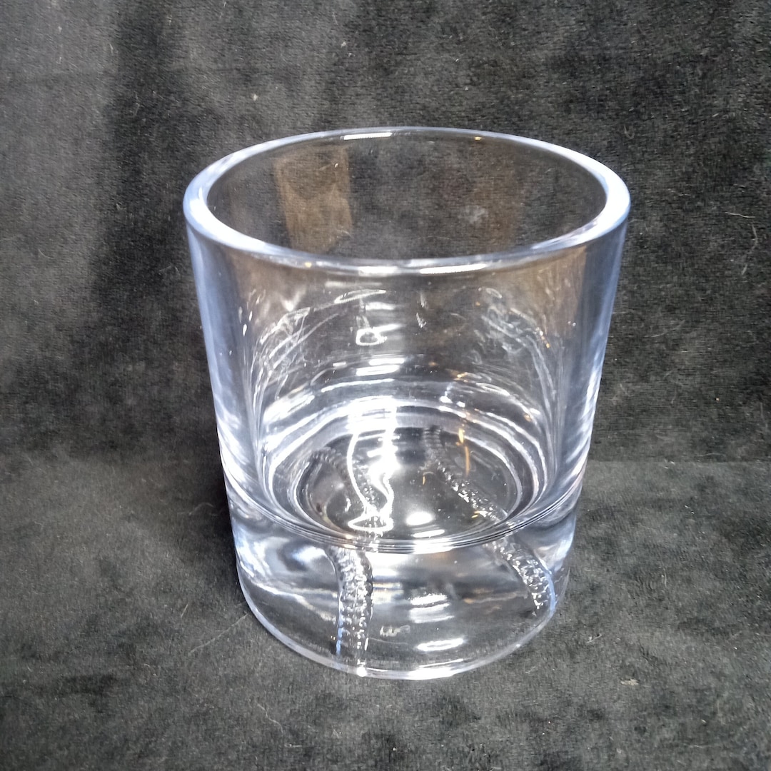 1 Left the Wine Savant Baseball Whiskey Glass 12oz Whiskey Glass ...