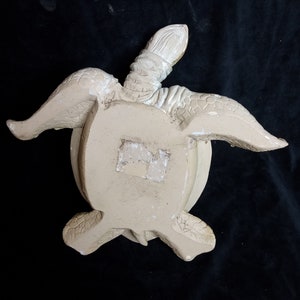 Sea Turtle Decor 10" X 10" With Baby Turtle on Back - Etsy