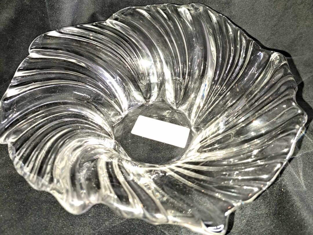 Mikasa Belle Epoque Crystal Glass Swirl Wave 7.5 - Etsy Mikasa Belle Epoque Crystal Glass Swirl Wave 7.5 - Etsy