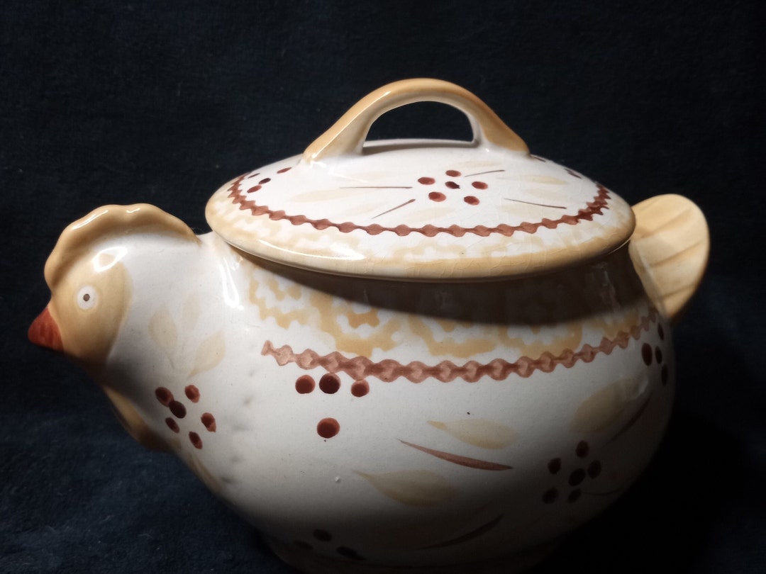 Temptations Old World Pattern Chicken Bowl Ovenware by Tara - Etsy
