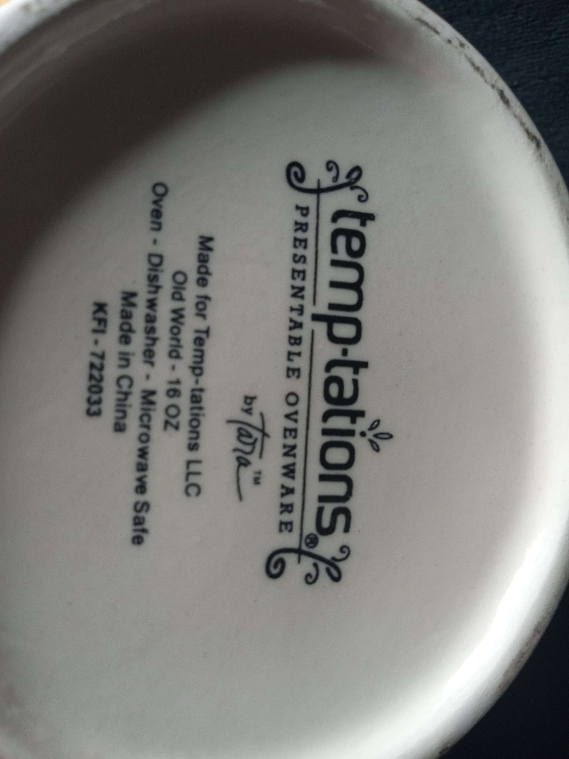 Temptations Old World Pattern Chicken Bowl Ovenware by Tara - Etsy