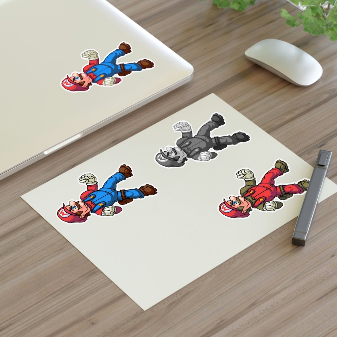 Fighter Series: Mario Variants Sticker Sheets - Etsy