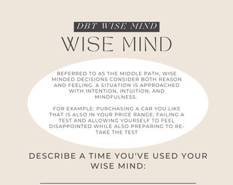 DBT Wise Mind Bundle - Etsy