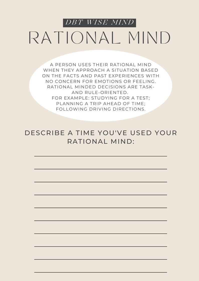 DBT Wise Mind Bundle - Etsy