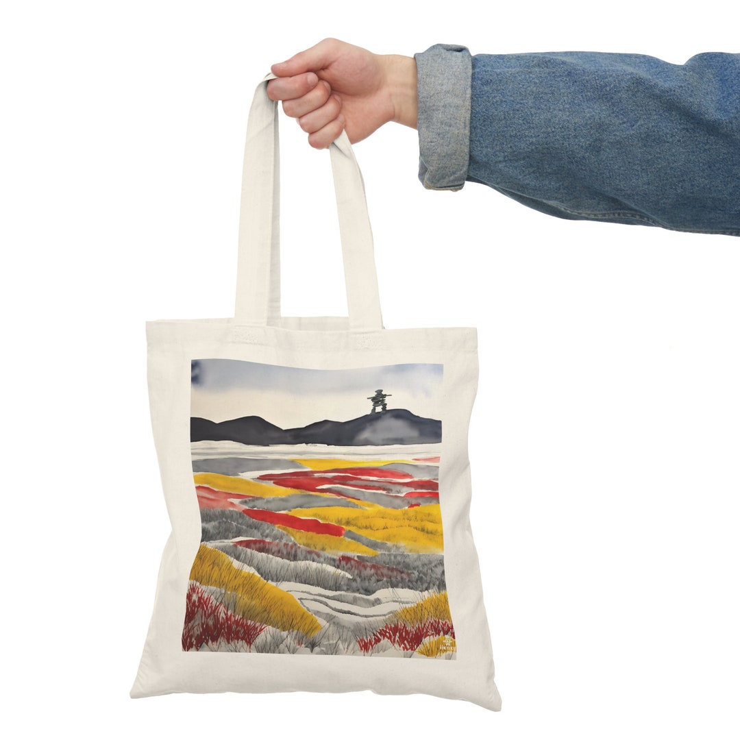 Inuit Inukshuk in Fall- Tote Bag - Etsy