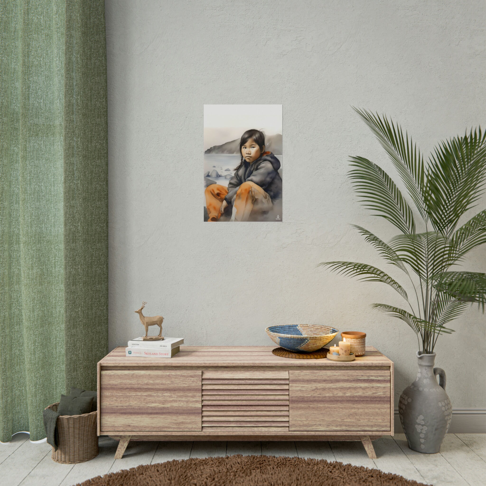 Inuit Young Teenager - Poster - Etsy