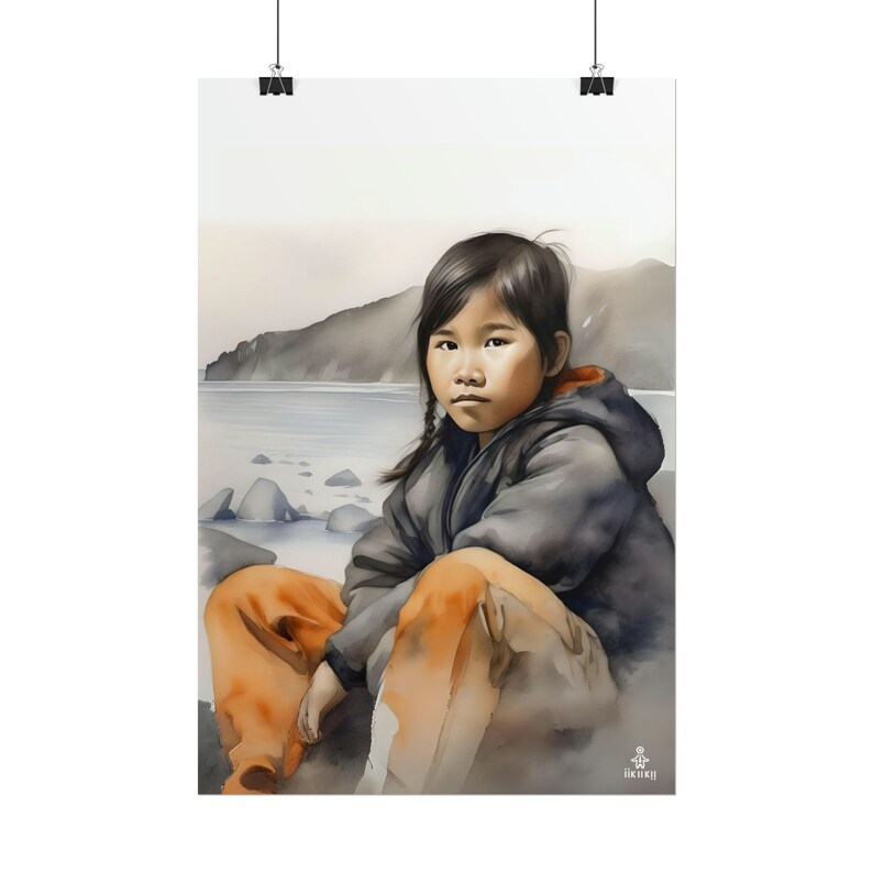 Inuit Young Teenager - Poster - Etsy