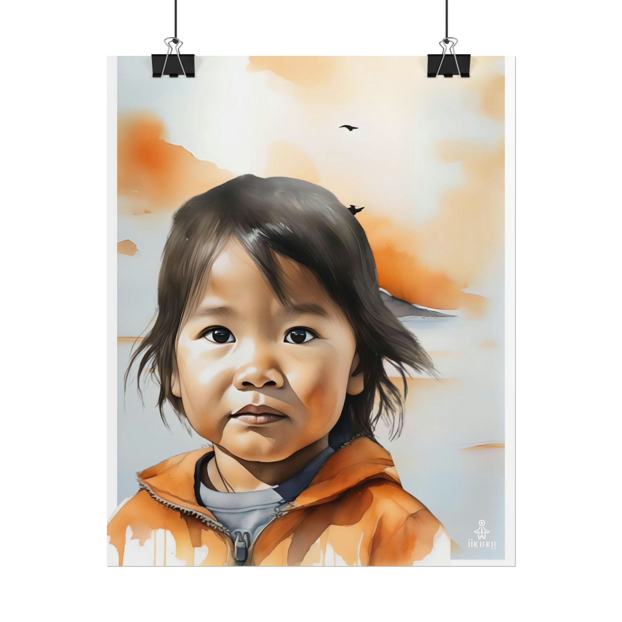 Inuit Young Child - Poster - Etsy