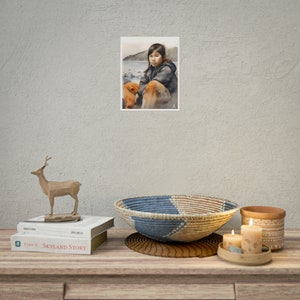 Inuit Young Teenager - Poster - Etsy