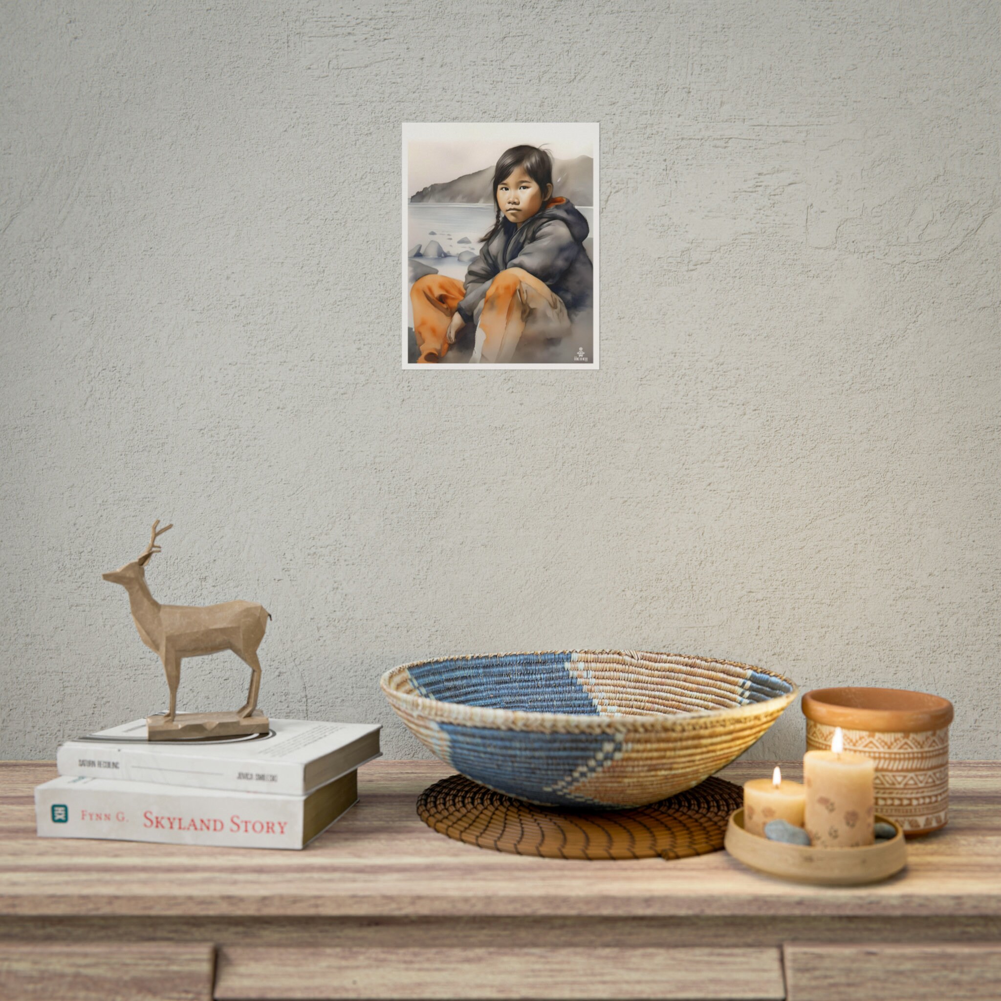 Inuit Young Teenager - Poster - Etsy