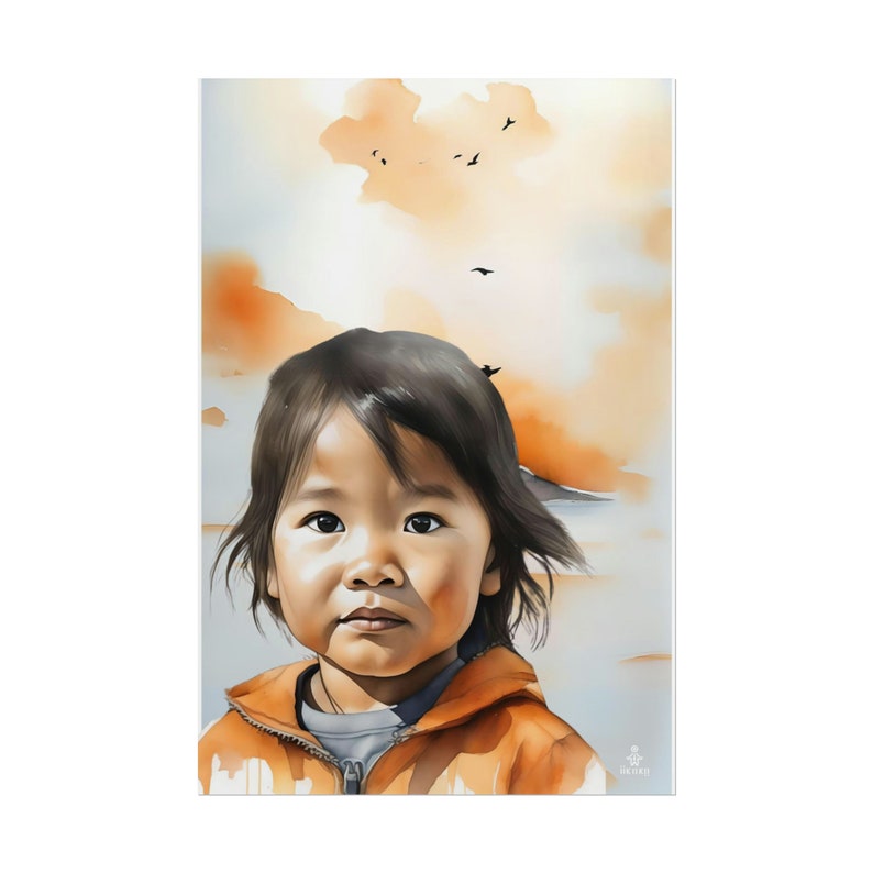 Inuit Young Child - Poster - Etsy