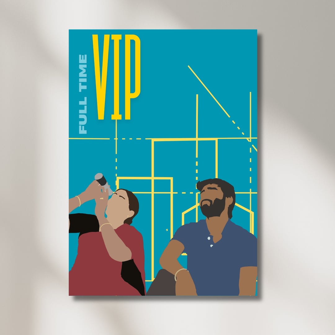 VIP | Tamil Movie Poster | Dhanush | Minimalistic Wall Art | Cartoon ...