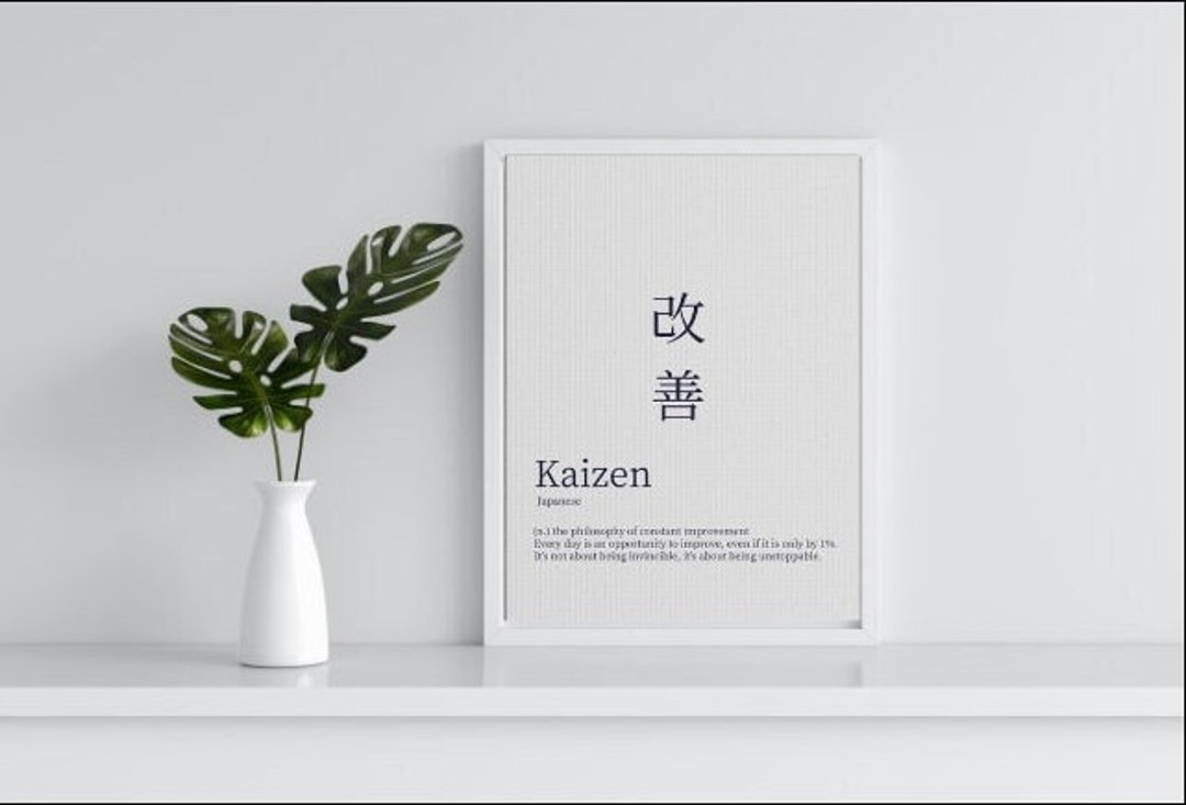 Kaizen: the Japanese Philosophy of Continuous Improvement Canvas Print ...