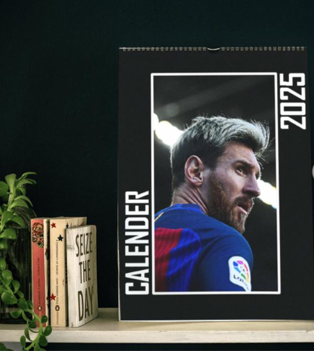 Messi Themed, Minimalist Design, Monthly Calendar, Daily Planner, 2025 ...